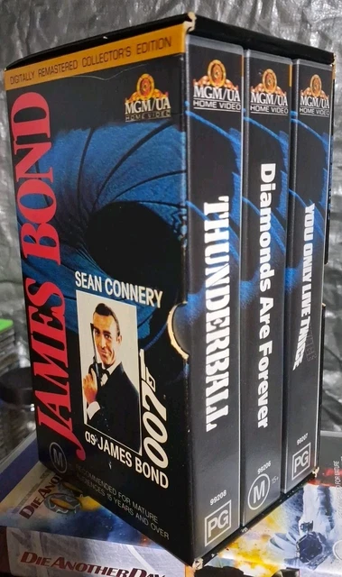 JAMES BOND VHS Box Set 007 Sean Connery Collection Special Edition Vhs ...