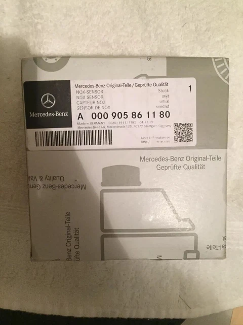 NOX SENSOR A0009058611/80 Mercedes Benz Neu Original EUR 300,00 ...