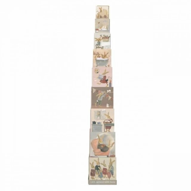 CARDBOARD PYRAMID BUNNY Family £32.19 - PicClick UK