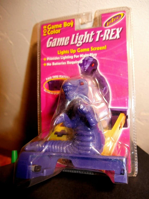 GAMEBOY GAME BOY color Vampire Light collector T-REX vintage + eyes red ...