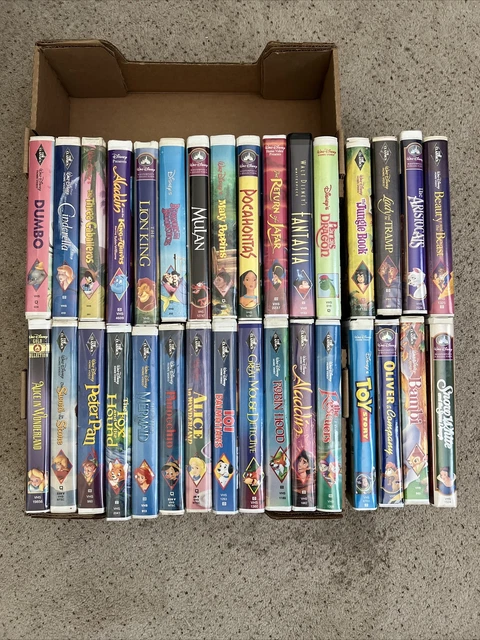 DISNEY VHS TAPES £47.67 - PicClick UK