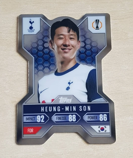 HEUNG-MIN SON CHROME X Shield Card # CX 1 Topps Match Attax Extra 24/25 ...