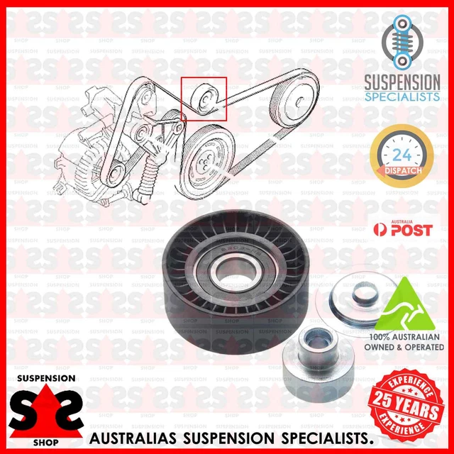 TENSIONER PULLEY, V-RIBBED Belt | Deflection/Guide Pulley, V-Ribbed ...