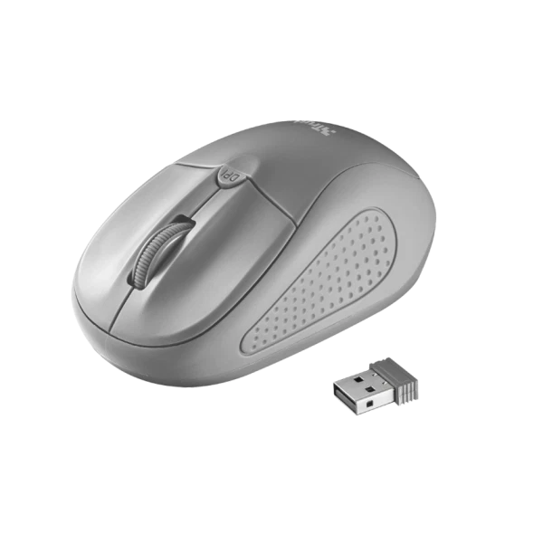 RATÓN TRUST WIRELESS Mouse Primo - Grey (sensor Optico De 1.000 - 1.600 ...