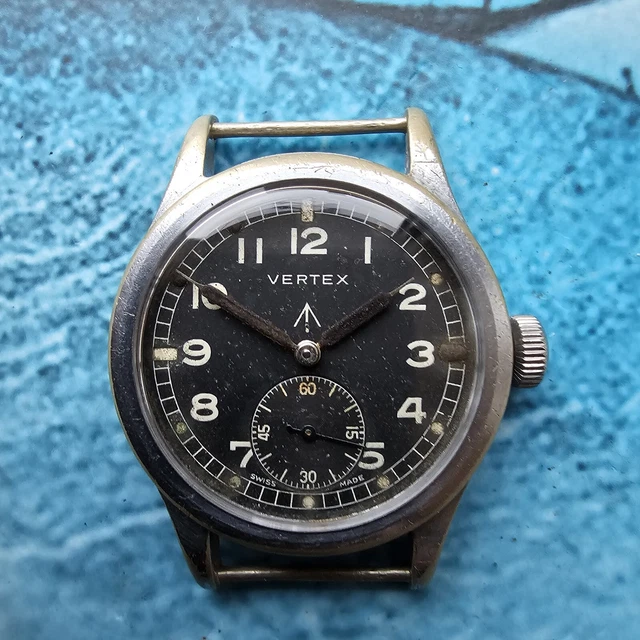VERTEX DIRTY DOZEN WW2 British Military Hand-Winding Men's Wristwatch ...
