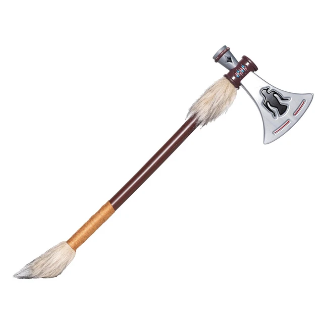 TOMAHAWK WITH FUR 11 Inch Foam Adult Costume Accessory £17.22 - PicClick UK