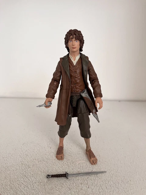 SEÑOR DE LOS Anillos Diamond Select Serie 2 Frodo Bolsón Figura De ...