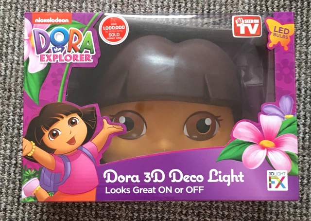 DORA THE EXPLORER Dora 3D Deco Children’s Wall Light BRAND NEW £3.00 ...