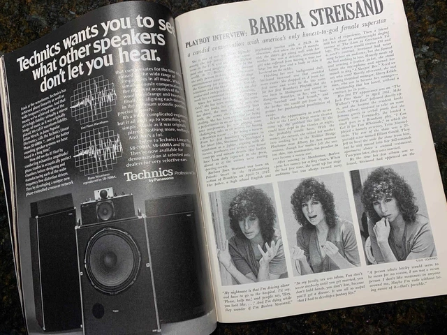 PLAYBOY OCTOBER 1977 ~ Barbra Streisand, Michelle Phillips, Kristine ...