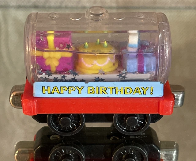 TAKE ALONG THOMAS -Happy Birthday- Tanker Train Car 2004 EUC $5.99 ...