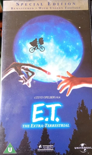 Et The Extra Terrestrial Vhs Special Edition 20th Anniversary 1982 £6 3328