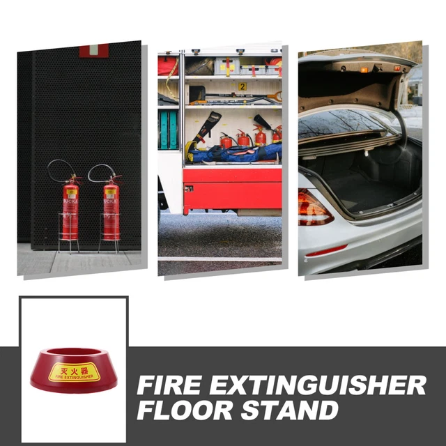 PLASTIC FIRE EXTINGUISHER Base Floor Fire Extinguisher Stand Powder ...