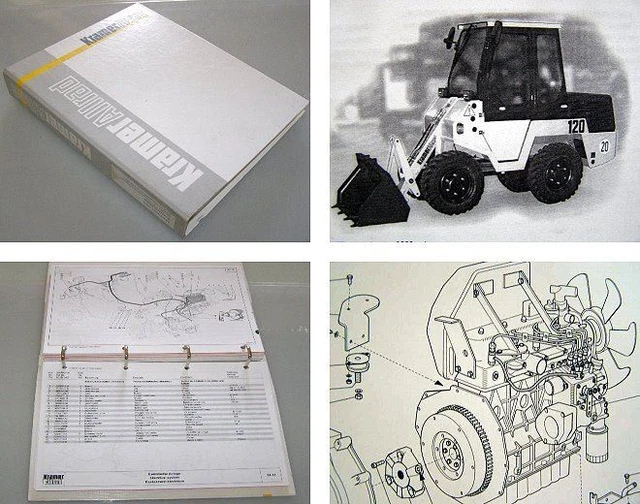 KRAMER ALLRAD 120 Minilader Ersatzteilliste Spare Parts List 2000 EUR ...