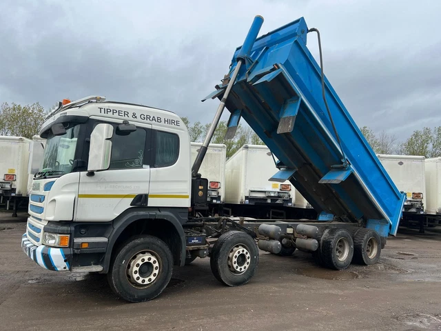 SCANIA P370 -SRS C-CLASS 8X4 TIPPER £17,940.00 - PicClick UK