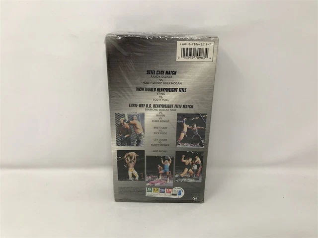 WCW UNCENSORED 1998 VHS wrestling HULK HOGAN MACHO MAN Rare Scott Hall ...