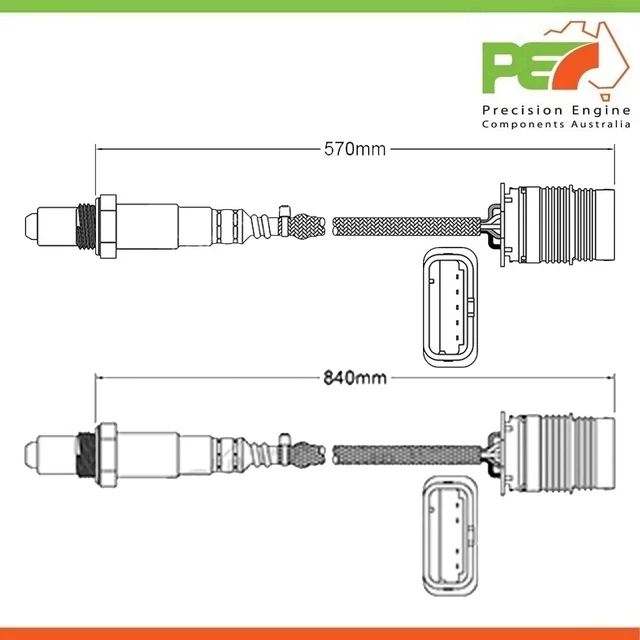 2X OEM PRE-CAT & Post-Cat Oxygen Sensors For BMW 318i F30 1.5L Dir. Inj ...