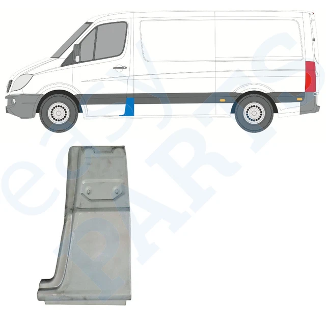 MERCEDES SPRINTER VW Crafter 2006- Repair Panel Behind Cabin / Left Lh ...