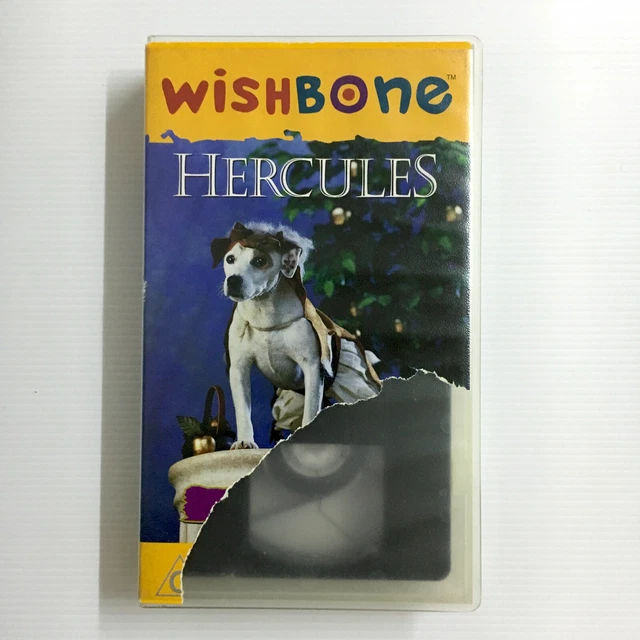 WISHBONE: HERCULES UNLEASHED. VHS Video Tape Kids TV Show Wish Bone Dog ...