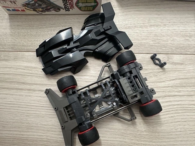 TAMIYA MINI 4WD Rising Trigger Buggy Chassis Assembled Black Blue Red ...