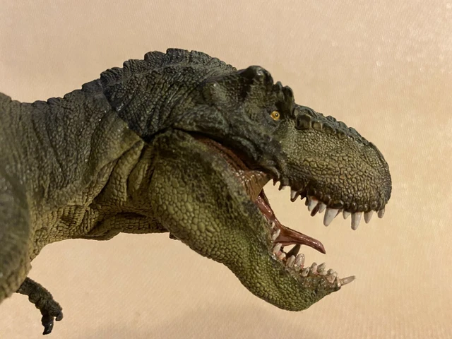 PAPO T-REX DINOSAUR Moving Jaw Green Tyrannosaurus Rex Collectible ...