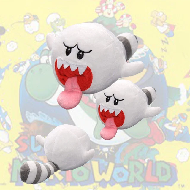 SUPER MARIO WHITE Tongue Ghost Plush Toy Adorable And Huggable Stuffed ...