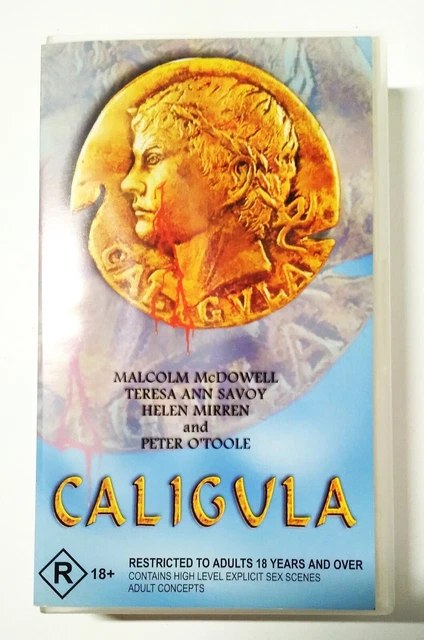 &CALIGULA& &PETER O'TOOLE& Cult Classic Vhs Pal Movie R18+ $8.03 ...