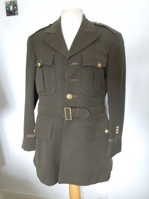 ORIGINAL US ARMY WW2 Class A Uniform Jacket Named 101st Airborne £0.99 ...