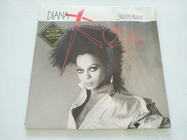 DIANA ROSS SWEPT Away Julio Iglesias 1984 EMI Spain Edit - LP Vinilo 12 ...