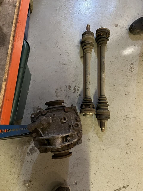 BMW E46 REAR Diff Differential & Shafts Ratio 3.38 7509779 £100.00 ...