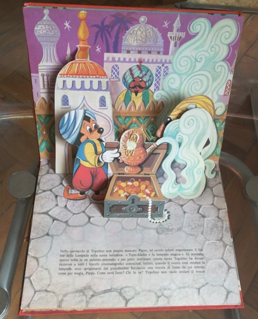 HAPPY BIRTHDAY MOUSE! Pop Up Animated Book Disney Greetings Of ...