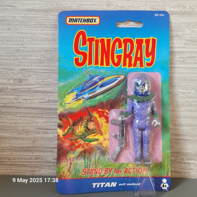VINTAGE 1992 MATCHBOX Stingray Titan Evil Sealord, Original Sealed £13. ...