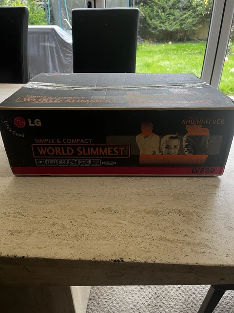 LG LV880 NICAM Stereo 6 Head VCR VHS Recorder Player – Sealed Box Rare ...