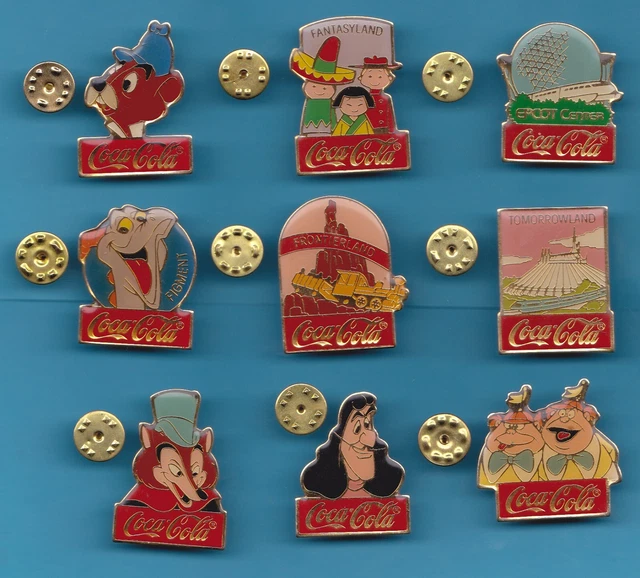 RARE LOT DE 9 Pin's Disney Coca Cola Coke Vs77 EUR 15,90 - PicClick FR
