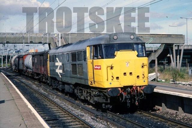 35MM SLIDE BR British Rail Diesel Loco Class 31 31210 Bescot 1986 ...