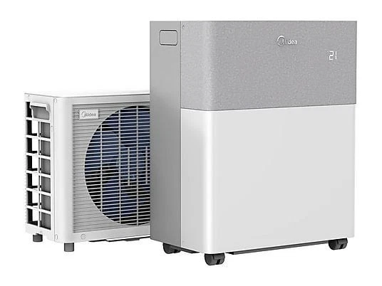 MIDEA PORTASPLIT-E 12K, tragbarer Mini-Split-Klimakühler, Moonlightgrau ...