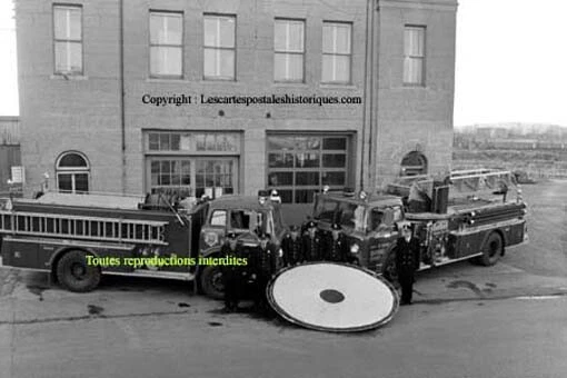 QUEBEC QUÉBEC STATION de pompier fireman station camion truck fire $2. ...