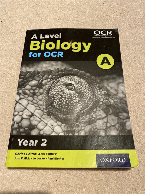 A LEVEL BIOLOGY for OCR A Year 2 Textbook £23.00 - PicClick UK