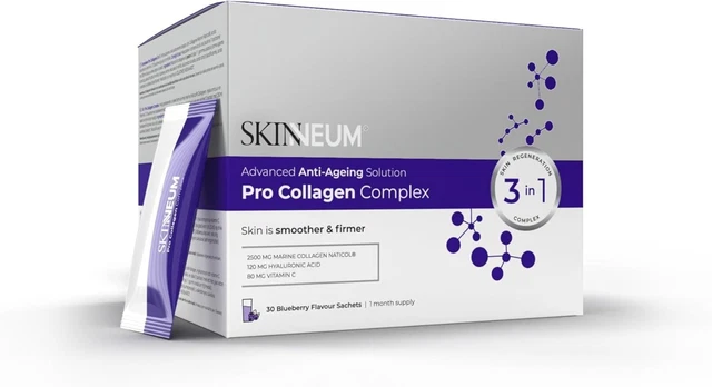 SKINNEUM PRO COLLAGEN Complex 30 Sachets Hochdosiertes Anti Aging ...