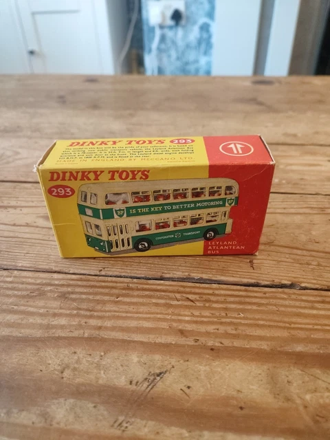 DINKY TOYS NO. 293 Leyland Atlantean Bus Original Box - JUST BOX £29.79 ...