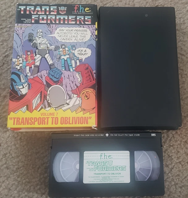 TRANSFORMERS VOL.7 TRANSPORT To Oblivion (Big Box) VHS 1985 FHE Home ...