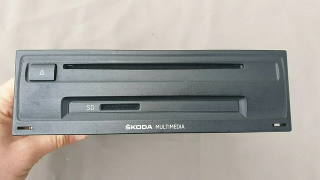 GENUINE SKODA OCTAVIA Multimedia Sd Card Cd Disc Head Unit 5E0035842A £ ...