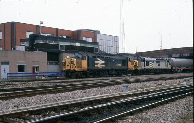 ORIGINAL RAILWAY SLIDE of Class 37 37012/78 at Acton(299) £3.50 ...