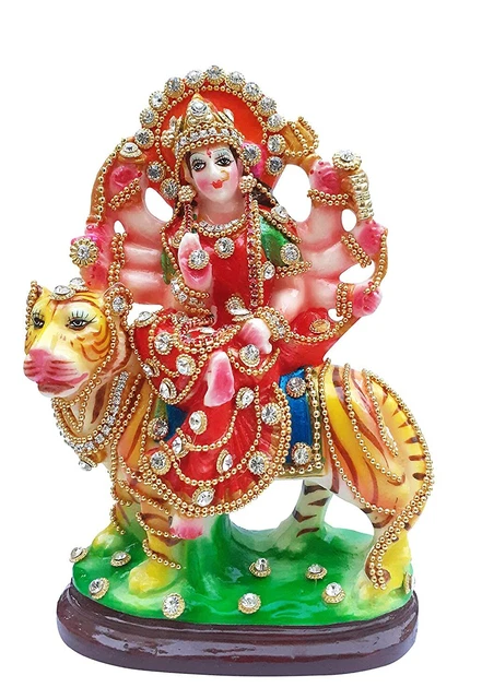GODDESS MATA RANI Durga Devi Idol Statue Showpiece 16 x 10 x 5 cm $149. ...