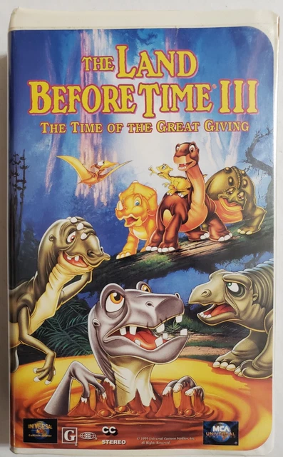 THE LAND BEFORE Time III : The Time of Great Giving VHS 1995 (Clamshell ...
