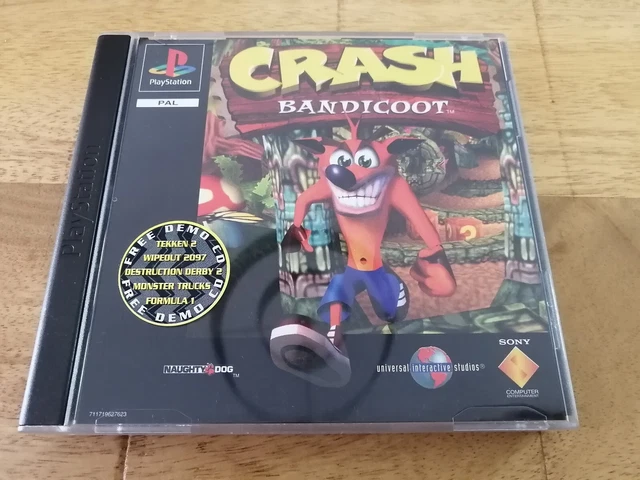 TBE CRASH BANDICOOT Black Label Pour Sony Playstation 1 Complet Pal ...