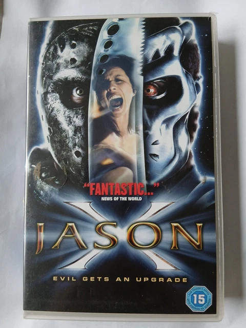 JASON X HORROR Uncut VHS Irish PAL Warner Video Friday The 13th Rare ...