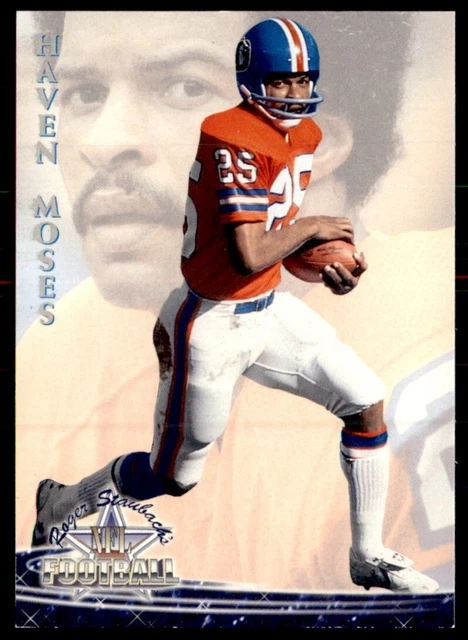 1994 TED WILLIAMS Roger Staubach's NFL Haven Moses Denver Broncos #18 ...