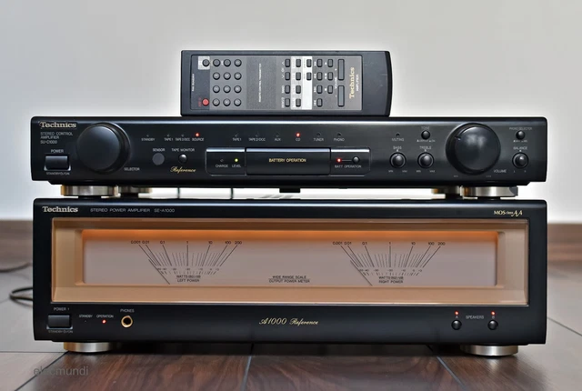 TECHNICS MOS CLASS AA SE-A1000 Amplifier + SU-C1000 Preamplifier EUR 1. ...
