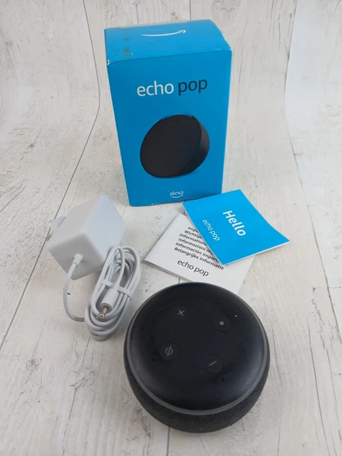 AMAZON ECHO POP Smart Speaker with Alexa includes box £14.99 - PicClick UK
