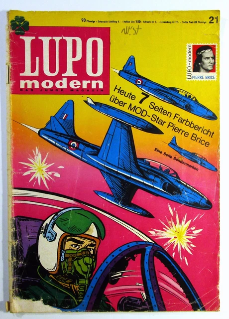 LUPO MODERN COMIC-HEFT # 21 von 1965 mit Mittelposter Kauka Verlag ...